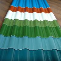China Prepainted Carbon Steel Roofing Sheets 12 M Color Coated Corrugated for sale