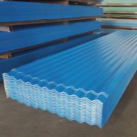 China Color Coated Corrugated Roof Steel Sheet 1.2mm ASTM A36 Zinc Coated for sale