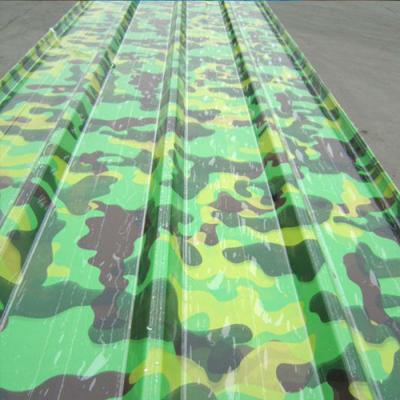 China Color Coated Corrugated Roof Steel Sheet 1.2mm ASTM A36 Zinc Coated for sale