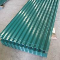 China PPGL Corrugated Steel Roofing Sheet Color Coated 0.12mm Thickness Cold Rolled for sale
