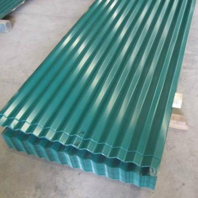 China PPGL Corrugated Steel Roofing Sheet Color Coated 0.12mm Thickness Cold Rolled for sale