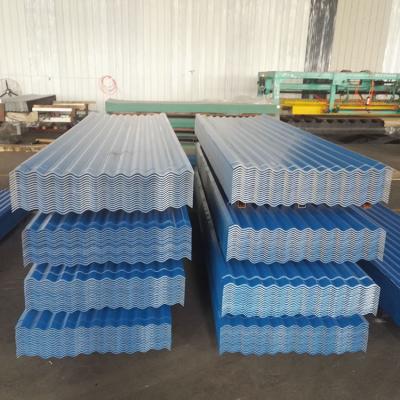China Color Coated Corrugated Steel Sheet 1200mm Galvanized Iron Roofing Plate 0.12-0.8mm for sale