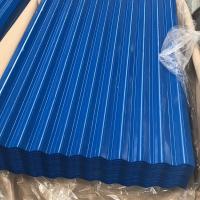 China PPGI Corrugated Steel Roofing Sheet Colorful 0.4mm Metal for Building Construction for sale