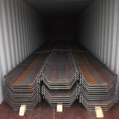 China Galvanized Steel Sheet Piling High Corrosion Resistance for Retaining Walls for sale