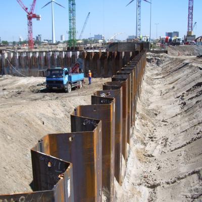 China High Durability Steel Sheet Piling For Varying Thickness And Corrosion Resistance for sale