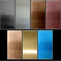 China 201 202 304 2mm Colored Stainless Steel Sheets High Temperature Resistance for sale