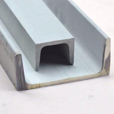 China AISI 201 304 316L Stainless Steel U Channel Beam 25mmx25mm Hot Rolled for sale