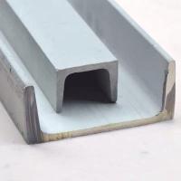 China 316L Stainless Steel U Channel Beam ASME C Shaped Steel 0.8-25mm Thickness for sale