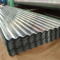 China Z150 Galvanized Corrugated Roof Sheet 0.11mm Thickness 600-1500mm Width for sale