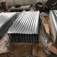 China Hot Dip Galvanized Corrugated Roofing Sheet 0.12-1.2mm Thickness 40-275g Zinc Coating for sale