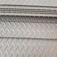 China 300 / 400 Class AISI Certified Stainless Steel Checkered Plate for Building Material Steel Sheet for sale