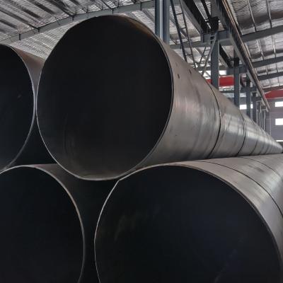China Customized Size Good Q235 Q345 A36 Pipe 6 Meter Round ERW Black Carbon Steel Pipe for Inspection for sale
