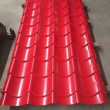 China Corrugated PPGI/PPGL 0.12-1.5mm Galvanized Prepainted Steel Roofing Tile Sheet BY-CC098 for sale