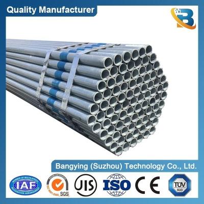 China Strong Corrosion Resistance Galvanized Steel Tube Round Pipe with /-1% Tolerance for sale