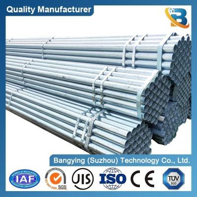 China Round Section Shape ERW Welded Steel Pipe Iron Black Tube for Construction Decoration for sale