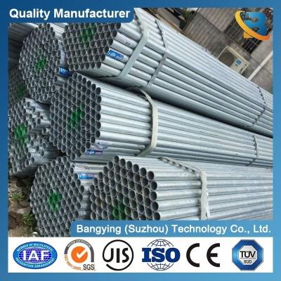 China Galvanized BS1387 Carbon Welded Pipe Hot Dipped Steel Pipe Tolerance /-1% for sale