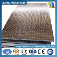 China Galvanized Ss400 A36 Q235 Tear Drop Chequered Hot Dipped Carbon Mild Steel Checkered Sheet Floor Plate for sale