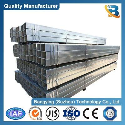 China Mild Carbon Welded Metal Ms ERW Black Iron Hollow Section Rectangular and Square Steel Pipe BYAS-418 for Customization for sale