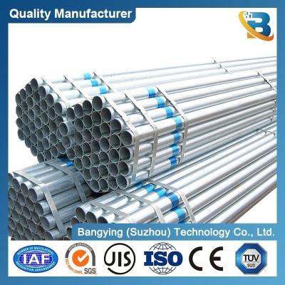 China Pre Galvanized Round Galvanised Steel Tube Structure Pipe for DX51D DX52D Q195 Q235 for sale