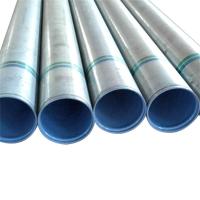 China Pre Galvanized Round Galvanised Steel Tube Structure Pipe for DX51D DX52D Q195 Q235 for sale