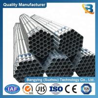 China 18 Gauge Galvanized Steel Pipe with Round Section Shape and Zinc Coating 40-600 GM/M2 for sale