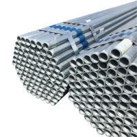 China 18 Gauge Galvanized Steel Pipe with Round Section Shape and Zinc Coating 40-600 GM/M2 for sale