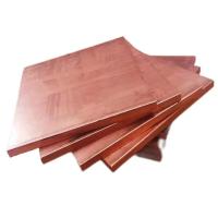 China 45-50% Elongation Red Solid Copper Sheet 5mm T2 C11000 Pure Copper Plate for Standard for sale