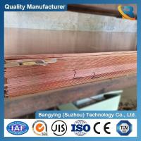China 99.999% Pure Copper Plate 0.3mm-5mm Thickness Customized C70600 C71500 Copper Sheet for sale