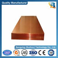China Customization Copper Sheets 4FT X 8FT Electrolytic C11000 C10200 C17200 1.5mm Copper Plate for sale