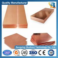 China Metal Sheet Brass Plate 0.1mm C10100 C10200 C21000 4X8 Copper Sheet for Melting Point C for sale