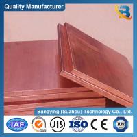 China 35-45 Hardness Prime Pure Copper Cathode Plate 26mm Thick C26800 C27200 Copper Sheet for sale