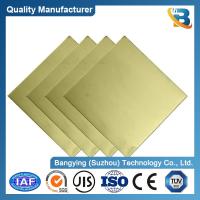 China Copper Metal Brass Plate Sheet Custom 0.8mm 1.5mm 2mm 4mm 5mm C21000 C23000 H62 Square for sale