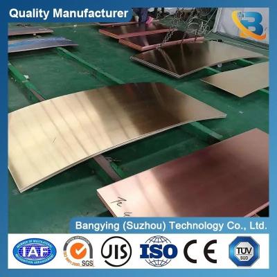 China Oil Cooler Pipe Brass Plate Sheet C12200 C26800 C21000 0.15mm-8mm for Warehouse Samples for sale