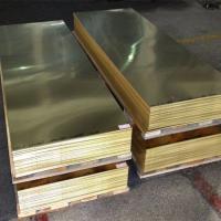 China Customized Request C61300 C61400 C63000 Brass Sheet C65500 C93200 C95400 Brass Plate for sale