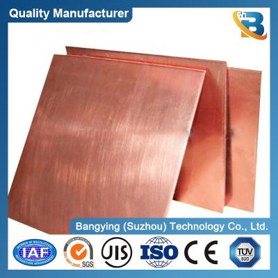 China Customized Request for Pure Red C110 C11000 C12000 C1220 Thick Copper Plate 99% Cathode for sale