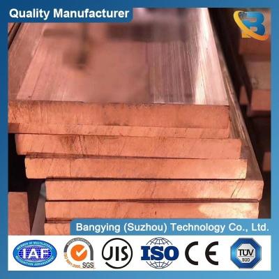 China Red Copper 99.99% Purity Sheet C10100 C12000 C18150 2mm 5mm Solid Copper Plate Directly for sale