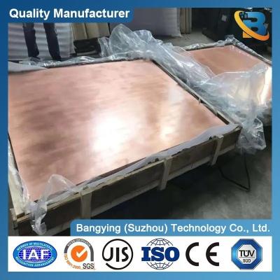 China Red Cathode C10100 C2600 C2700 C2800 Copper Sheet High Purity 99.99% Copper Plate for sale