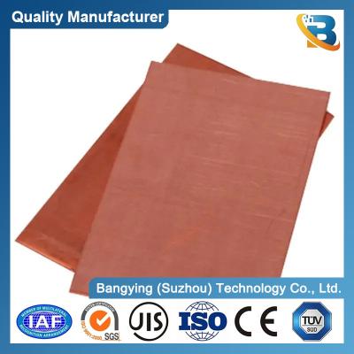 China Red Copper Plate C44300 C10100 C11000 C12000 1mm 10mm 20mm with Customized Design for sale