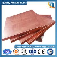 China High Density 8.9 Oil Cooler Pipe Copper Plate for Electrolytic Industry 5mm Thickness for sale