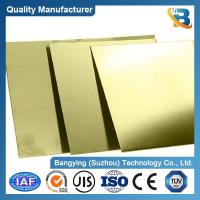 China Metal Plates Golden C1100 Brass Sheet Best Yellow Copper with Melting Point 1083 ordm for sale