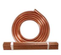 China 0-200 Hardness Insulated Copper Tube for Air Conditioning 1/4 3/8 1/2 5/8 3/4 Diameter for sale