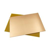China 3mm Brush Bronze Hard Decorative Copper Sheet with Brass Plate and 45-50 Elongation for sale