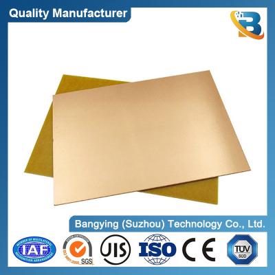 China Engraving and Cutting Custom Brass Plate Sheet 0.8 1 1.5 2 3 4 5mm with Customization for sale