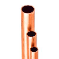 China 8mm Diameter Copper Pipe Straight C12000 32mm Cooper Tube with 40% Elongation Yellow for sale