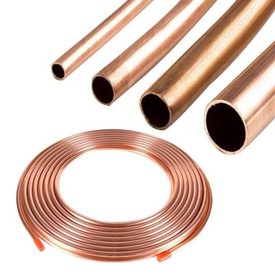 China 40% Elongation Pure Copper Pancake Coil Capillary Tube 0.3mm-80mm 2mm-610mm Customize for sale