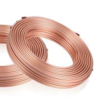 China 40% Elongation Pure Copper Pancake Coil Capillary Tube 0.3mm-80mm 2mm-610mm Customize for sale