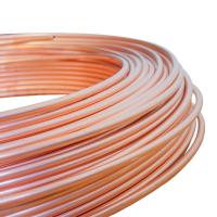 China 40% Elongation Pure Copper Pancake Coil Capillary Tube 0.3mm-80mm 2mm-610mm Customize for sale