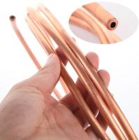 China Cutting Service 1/4 Inch HVAC Air Conditioning Copper Coils Pipe with Customization for sale