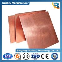 China C10100 C10200 C10300 C1011 C1100 C1220 C1201 High Perity Red Copper Plates for Refrigerator for sale