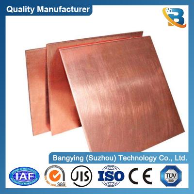 China C10100 C10200 C10300 C1011 C1100 C1220 C1201 High Perity Red Copper Plates for Refrigerator for sale